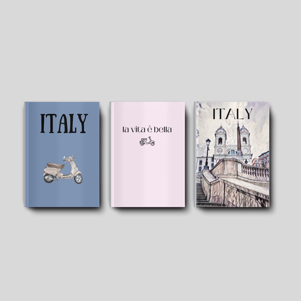 Italy Travel Journals and Notebooks